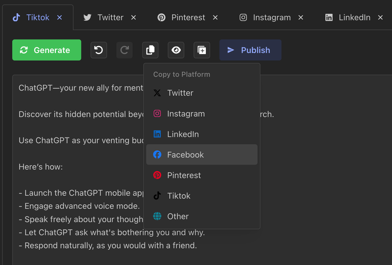 Blotato - AI Content Engine